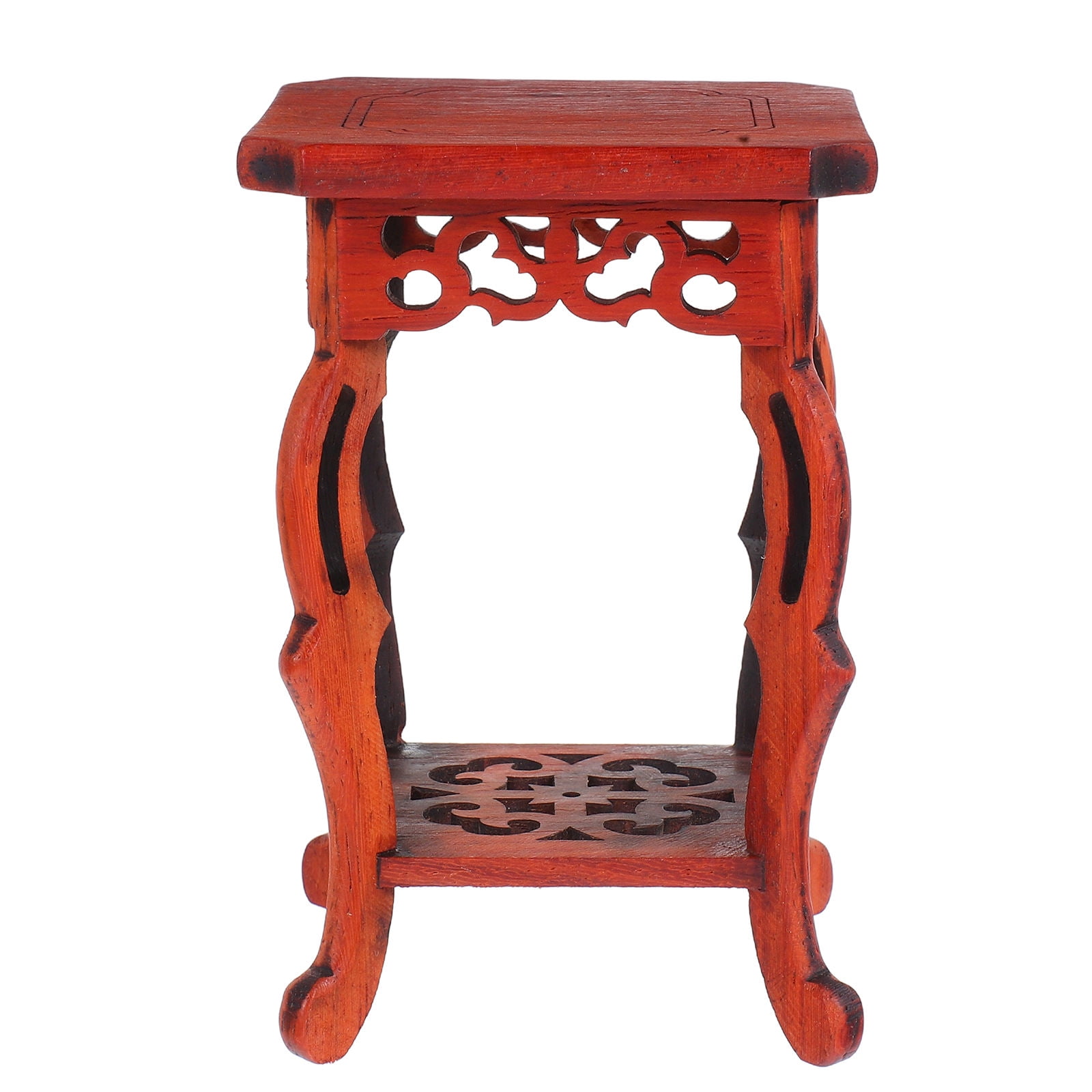 Raindrops Natural Wood Stand Bonsai Base Decorative Stool Living Room ...
