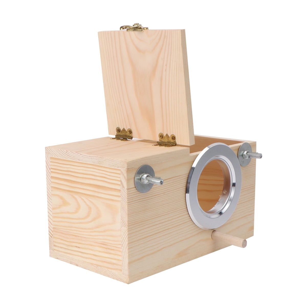 Raindrops Nest Bird Feeder Parrot Breeding Box Clamshell House ...