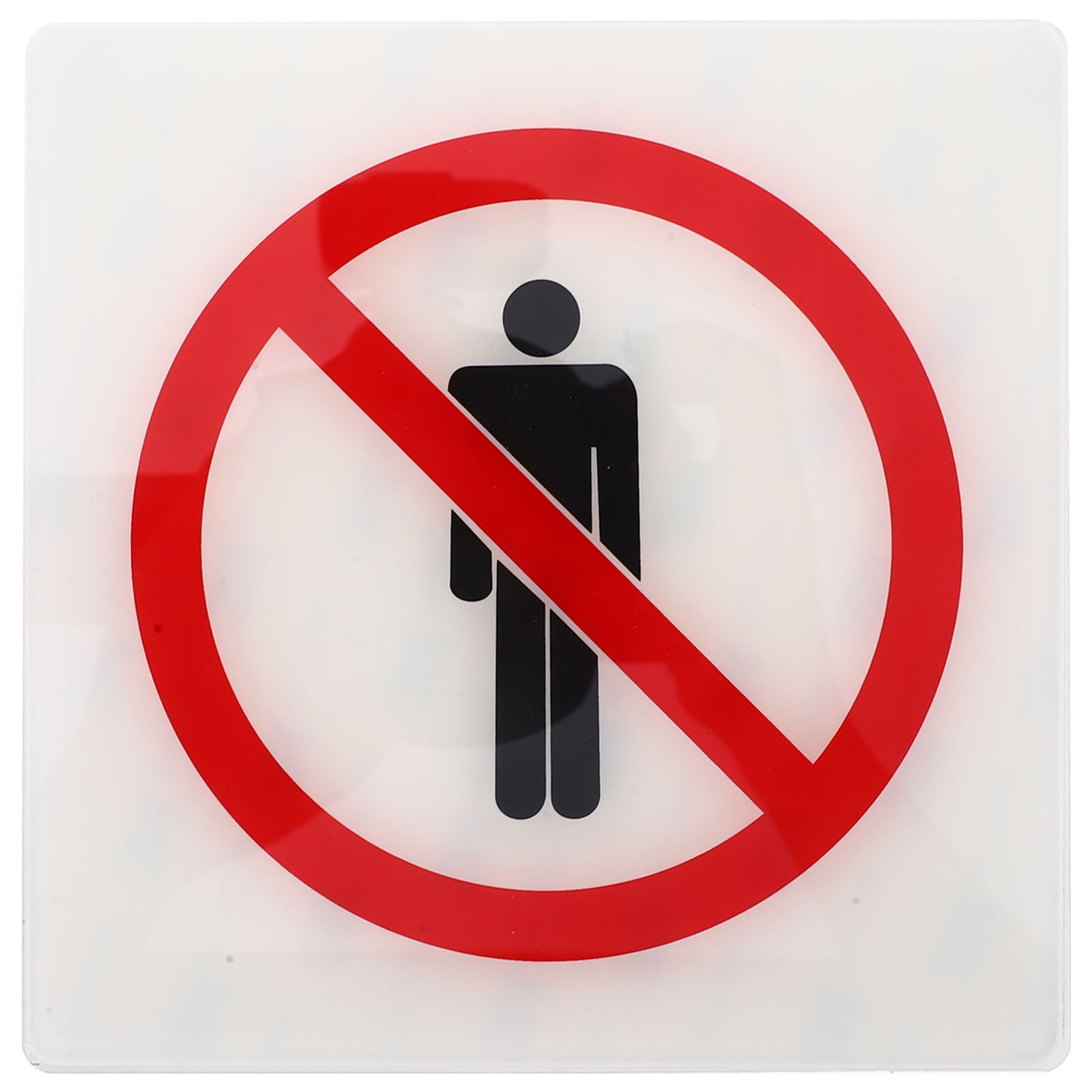 Raindrops No Entrance Warning Sign Sticker with Safety Symbols for and ...