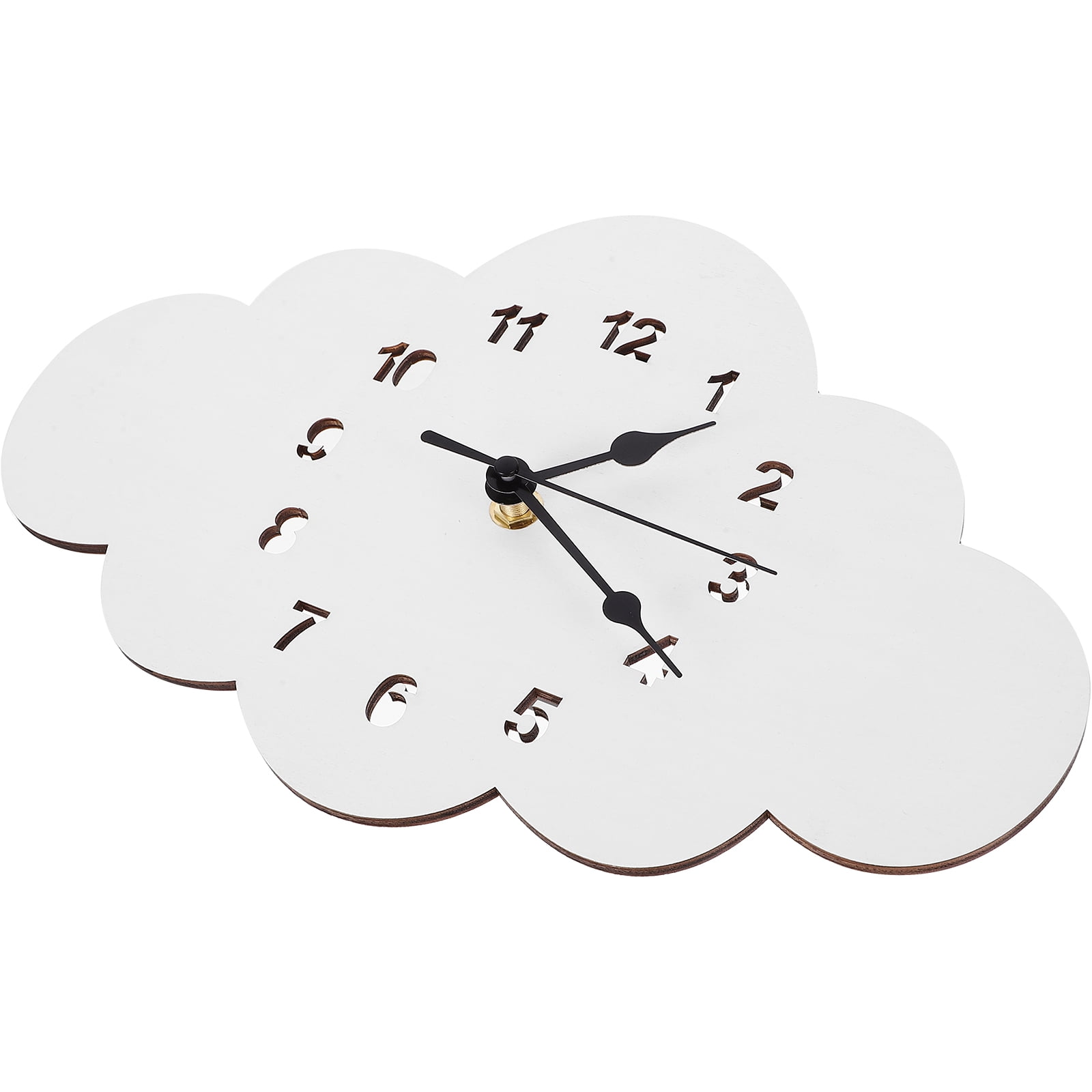 Raindrops Nordic Style Wall Clock Cloud Shaped Clock Cartoon Mute Clock ...
