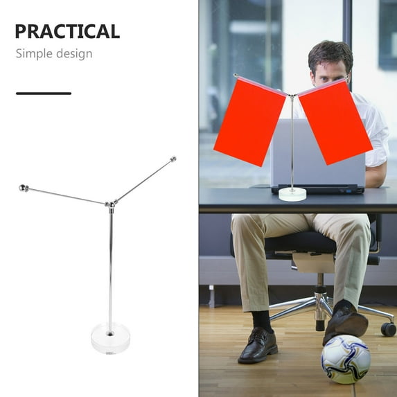 Raindrops Office National Flag Holder Small Flag Display Stand Desktop ...