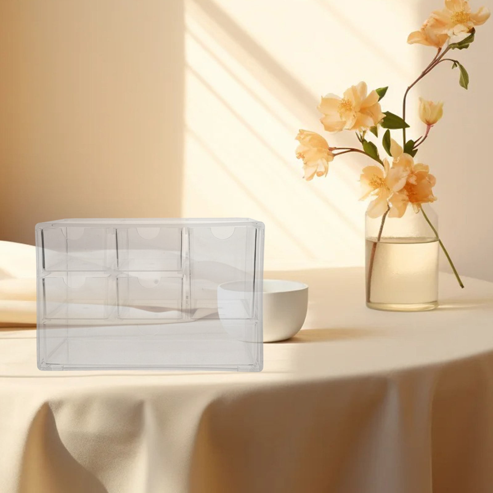 Raindrops Office Organizer and Storage Skincare Drawers Student Transparent - Walmart.com