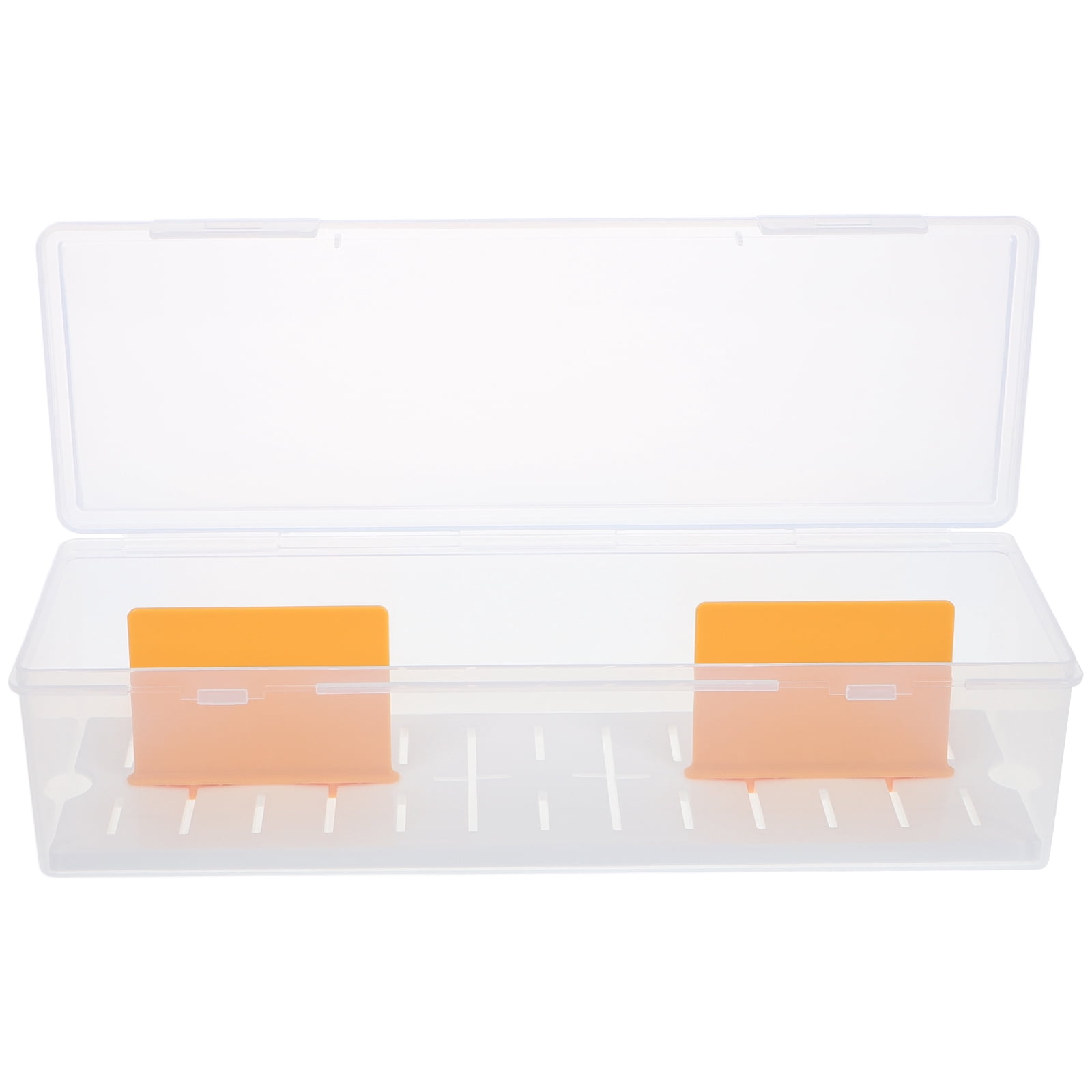 Raindrops Transparent Card Organizer Box with Dividers for Game and ...