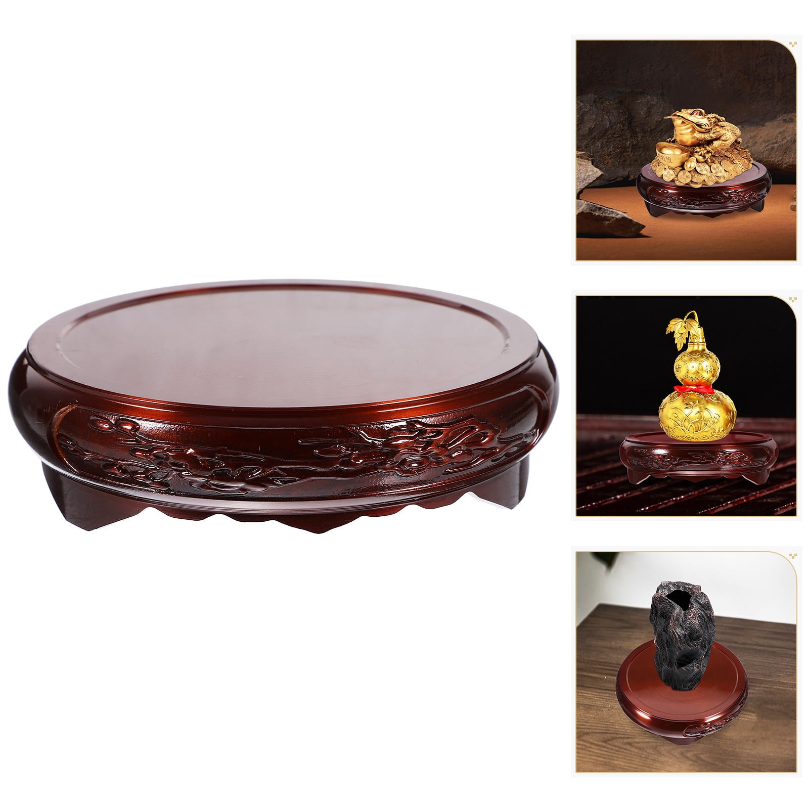 Raindrops Oriental Pedestal Chinese Copper Display Stand Copper Base ...