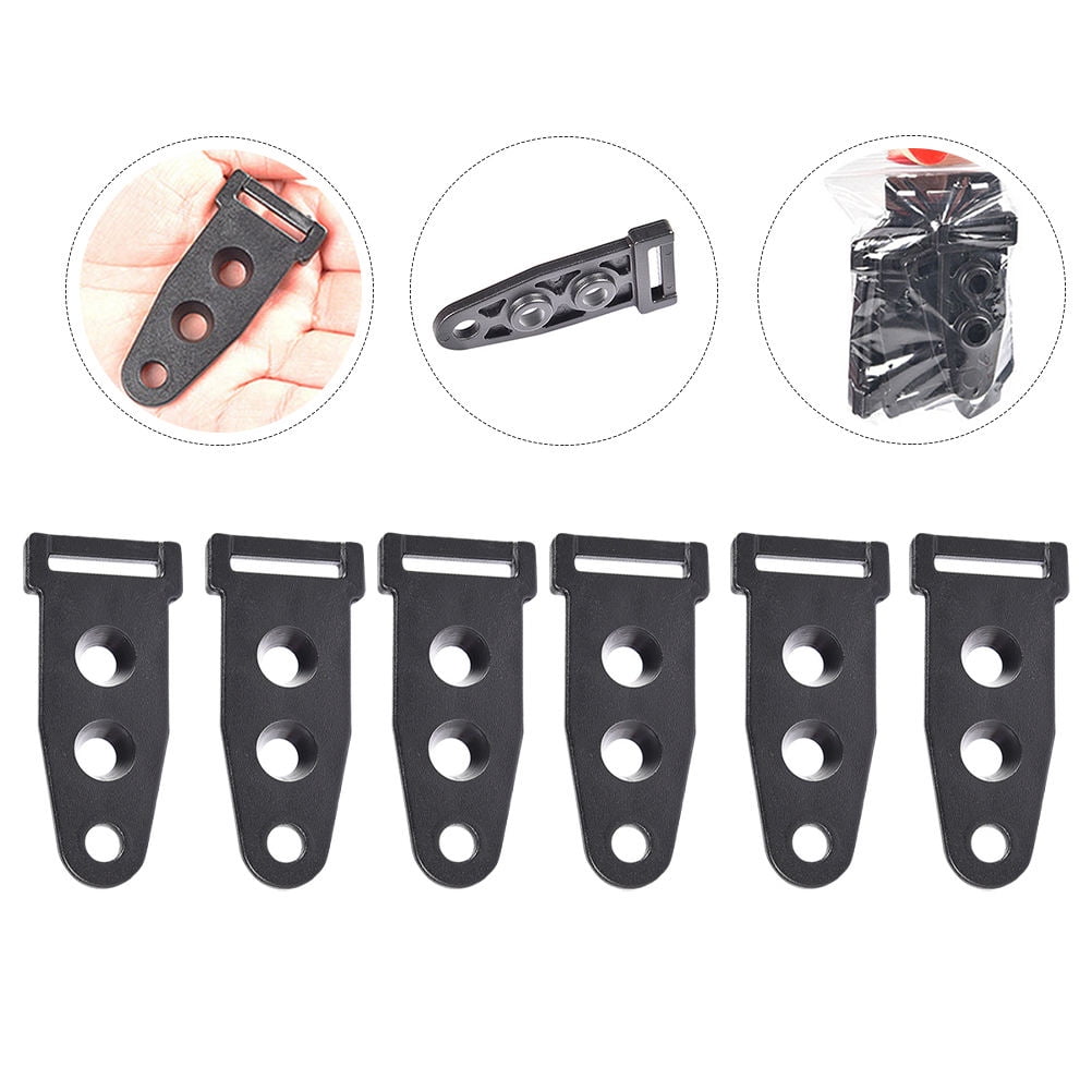 Raindrops Canopy Pole Adjuster Tent Buckle Black 10Pcs - Walmart.com