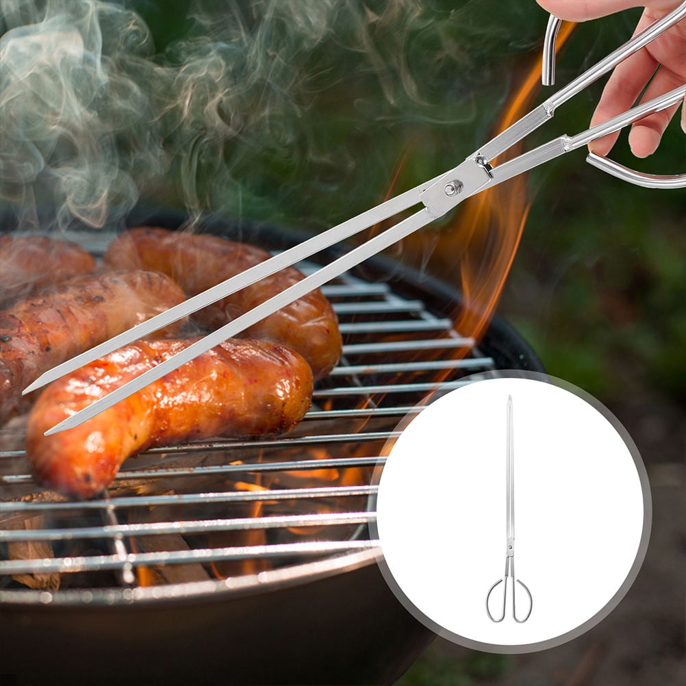 Raindrops Outdoor Log Grabber Fireplace Tong Camping Fire Pit Tong ...