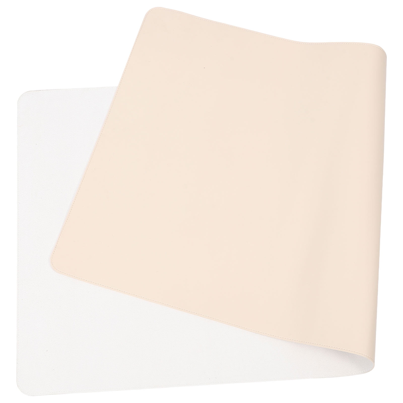 Raindrops Outdoor Placemat Protective Cushion Beige PU Leather 1Pcs for ...
