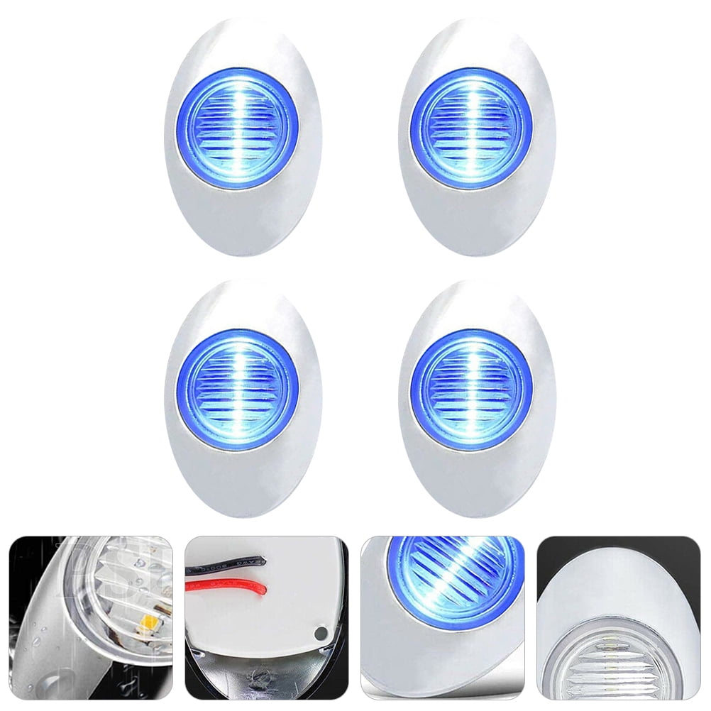 Raindrops Oval LED Marine Boat Light for Stern Transom Deck Use with ...