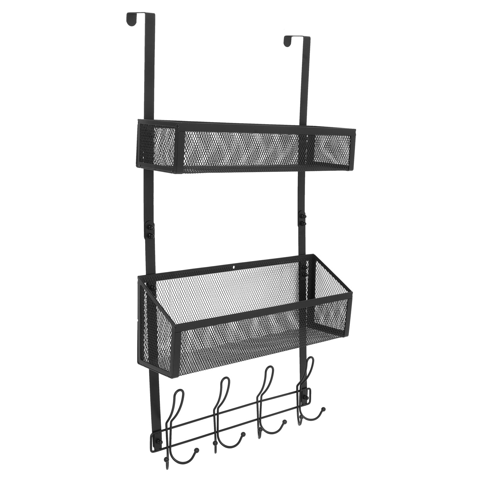 Raindrops Over Door Storage Racks, Steel Door Hangers with 2 Mesh ...