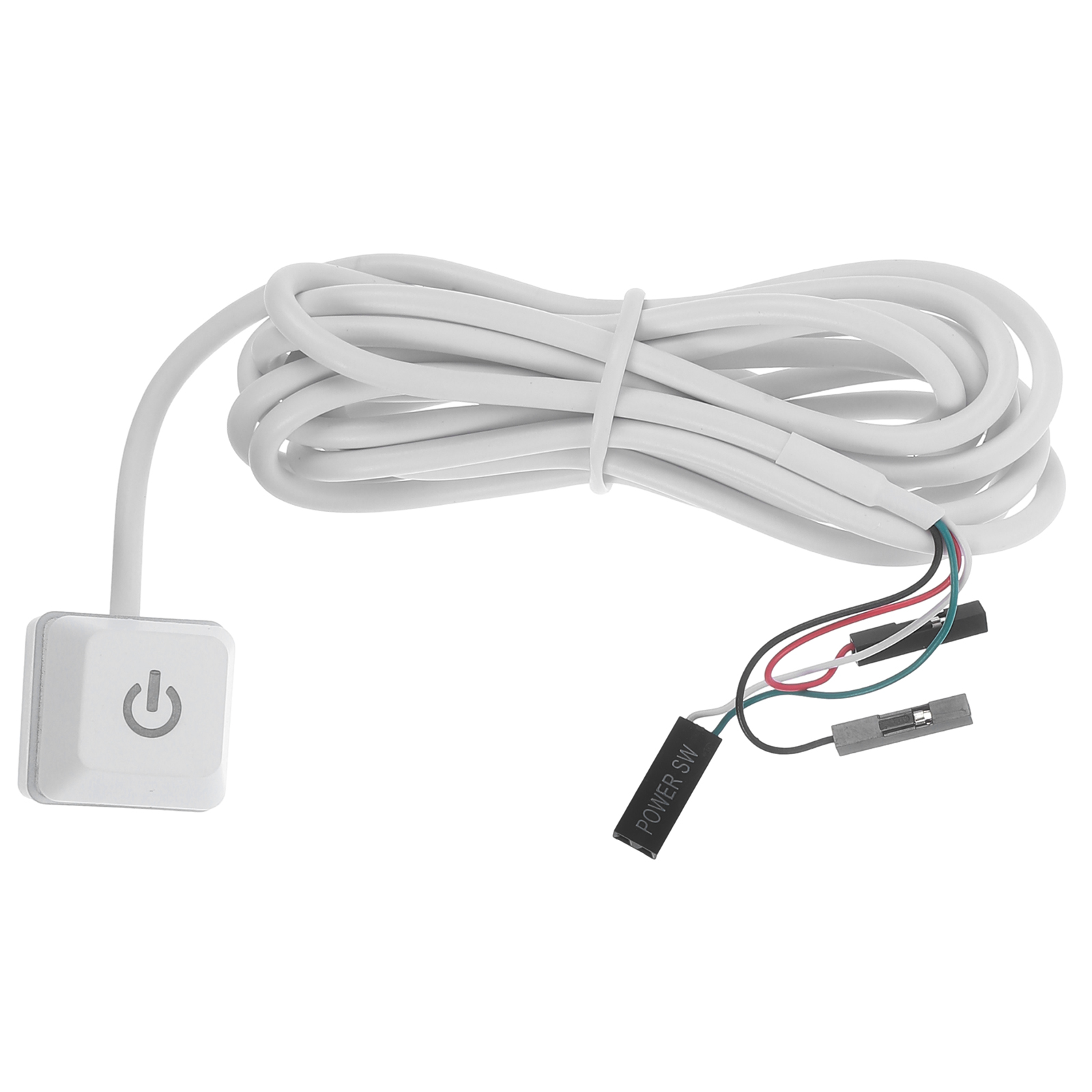 Raindrops External PC Power Button with 1.65m Extension Cable for Use ...