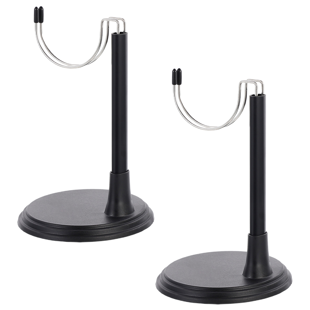 Raindrops PVC Black Doll Stand with Stable Round Base for Decoration ...
