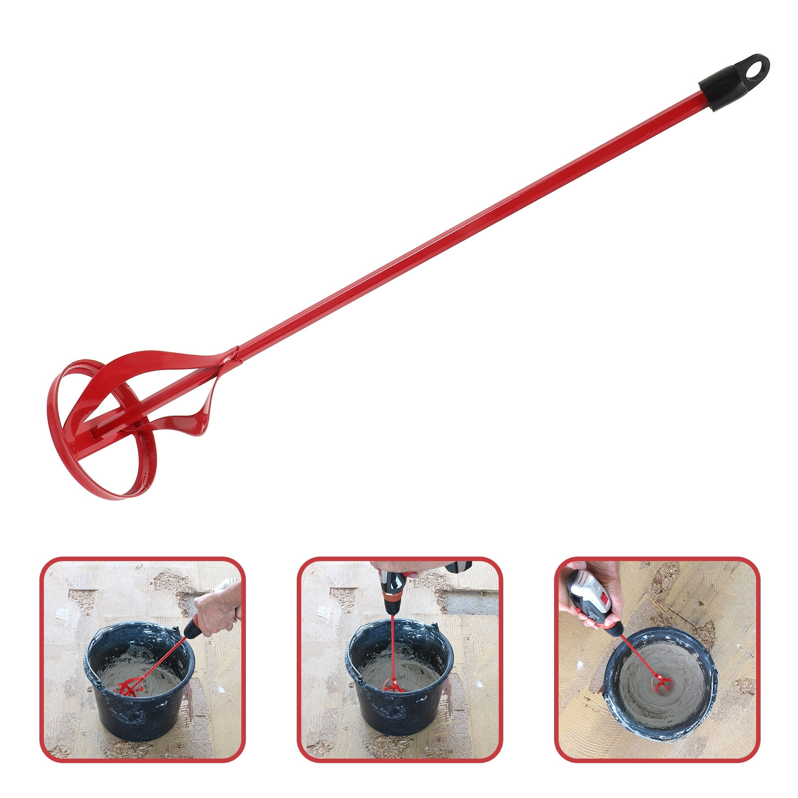 Raindrops Paint Mixer Replacement Drill Bit Paint Mixing Rod Portable ...