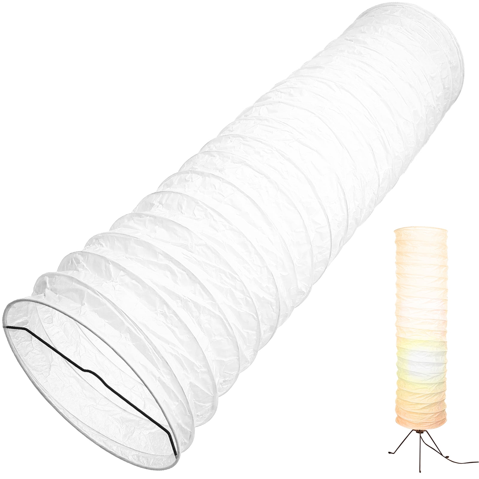 Raindrops Paper Floor Lamp Shade Nordic Style Simple Foldable Rice ...