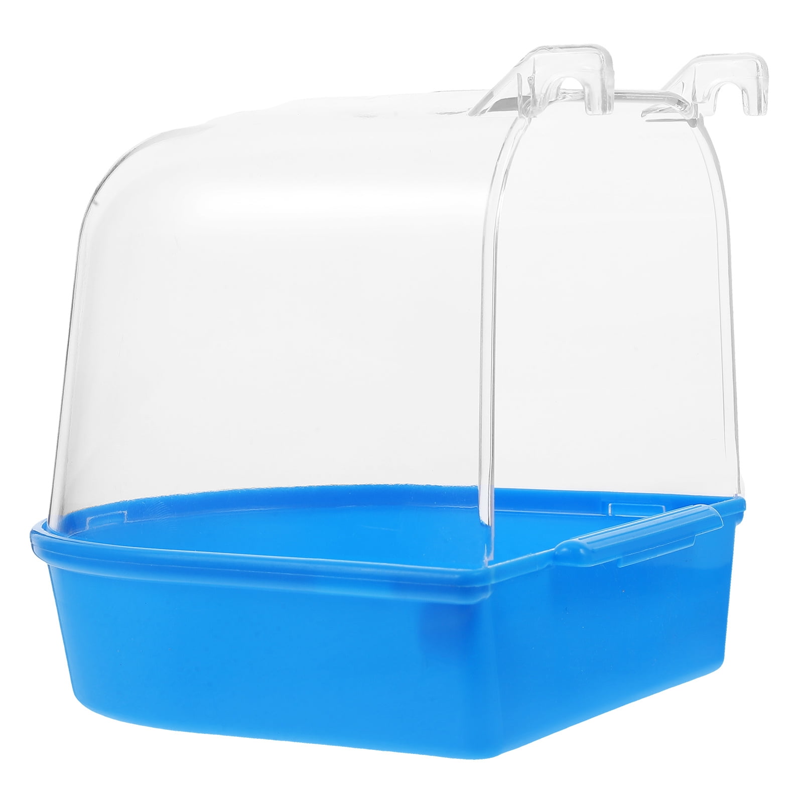 Raindrops Parakeet Bath Box For Cage Bird Bath Container For Indoor Use ...
