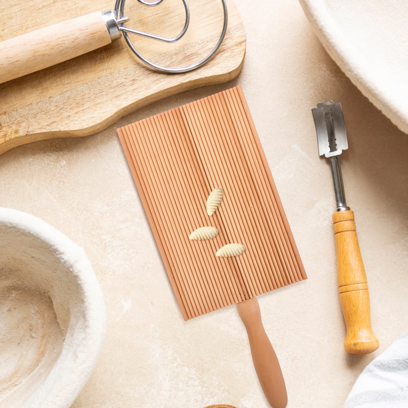 Raindrops Pasta Making Tools 1Pack Board Wooden Texture Adding For ...