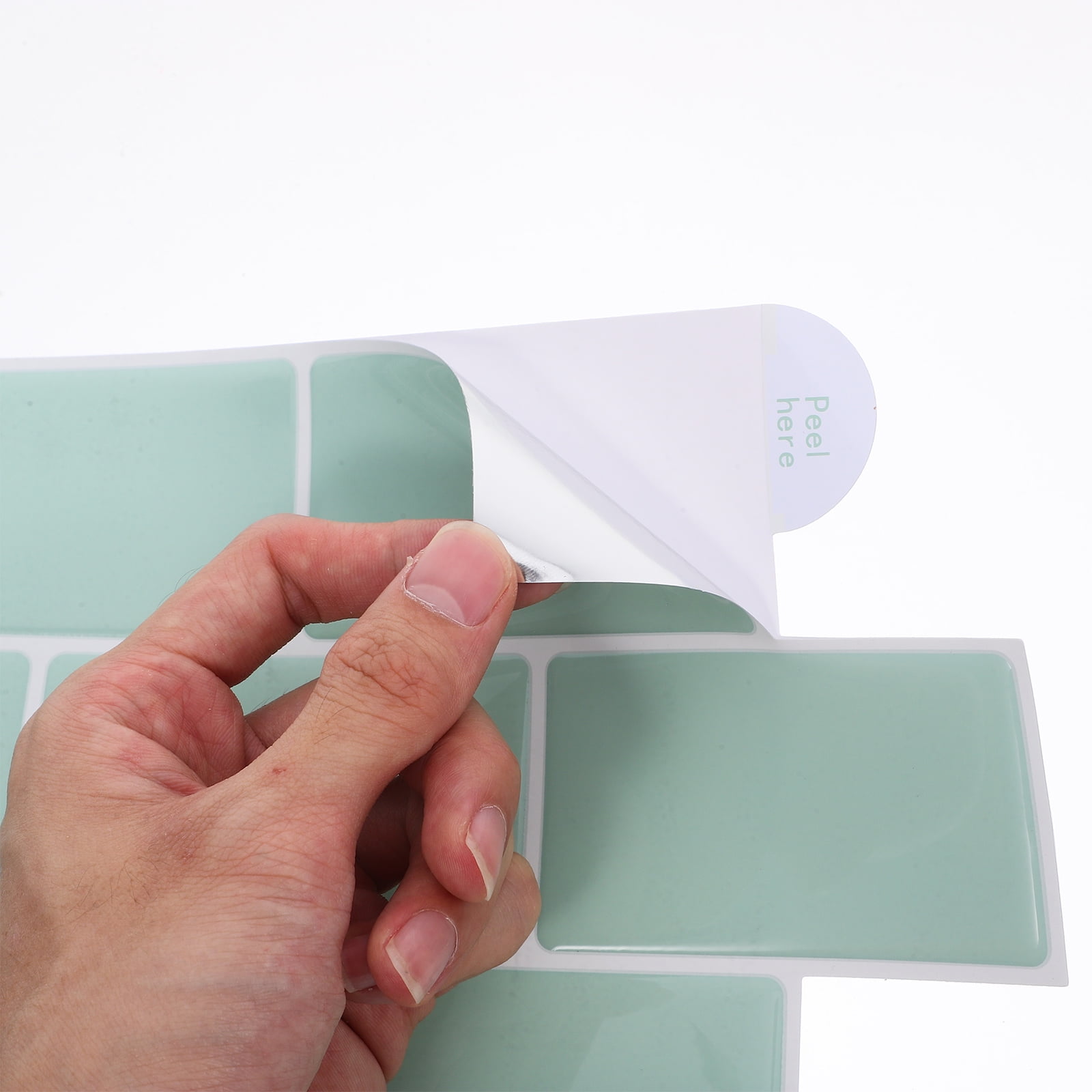 Raindrops Peel and Stick Tile Backsplash 11.99x11.99in Self-Adhesive ...