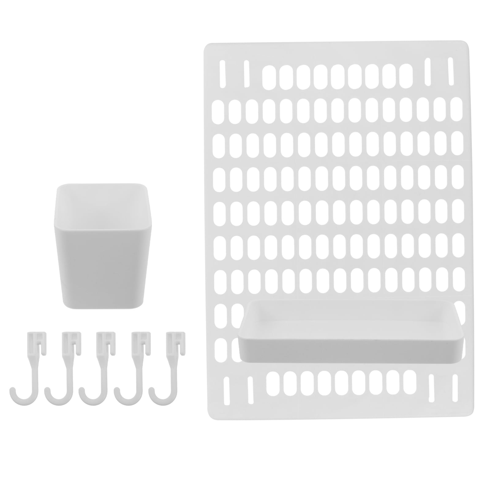 Raindrops Pegboard Accessories Perforated Storage Rack Office - Walmart.com