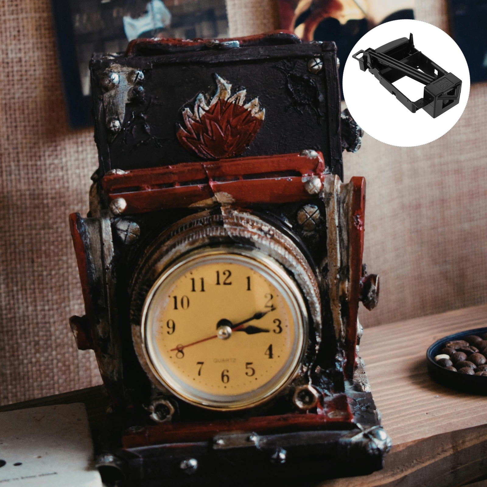 Raindrops Black Plastic Pendulum Clock Mechanism Quartz Drive Unit ...