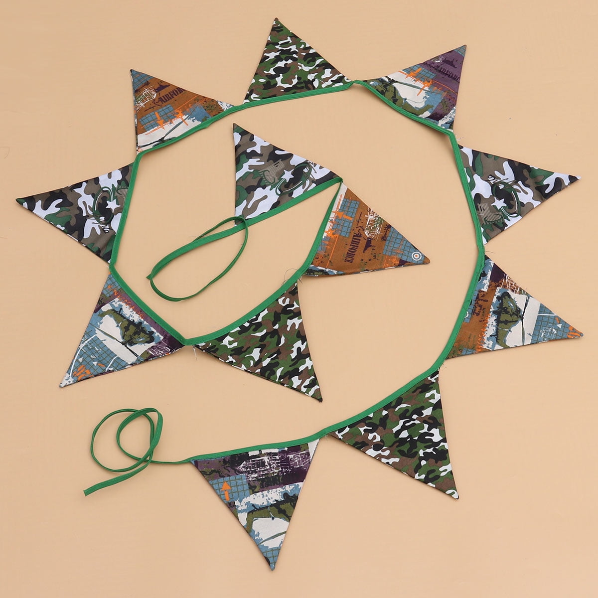 Raindrops Triangle Bunting Flag Assorted Color 1Pcs 5.9x5.9in Pennant ...