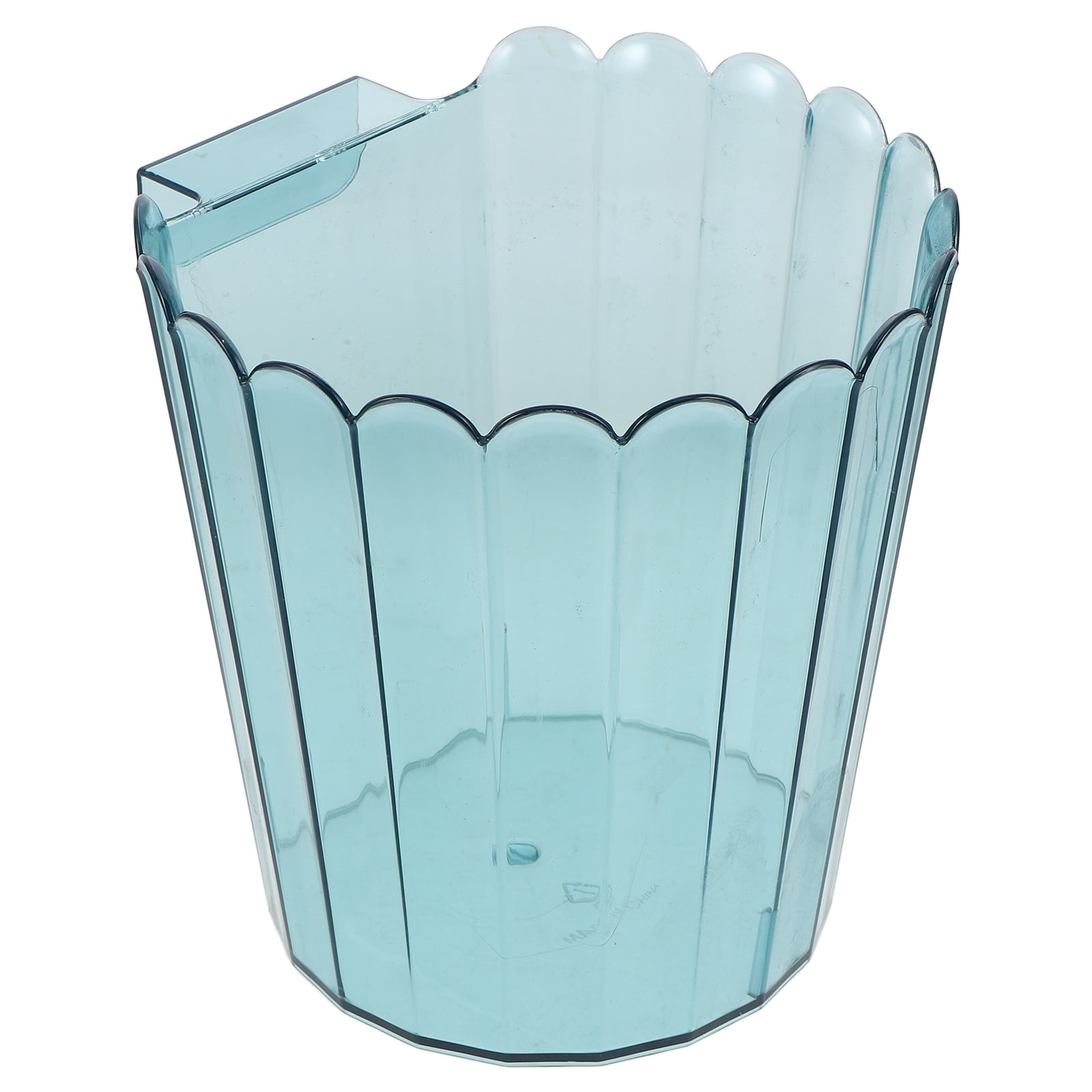 Raindrops Blue Hanging Kitchen Trash Can Made of Pet for Cabinet Door ...