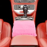 Raindrops Pink Armrest Cover for Car Soft Console Pad 1 Set Auto Center ...