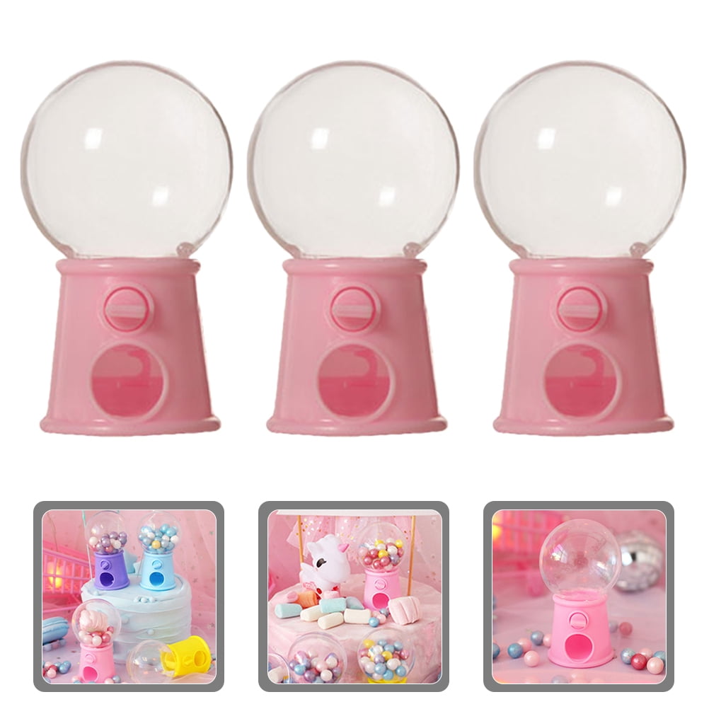 Raindrops Pink Plastic Kids Candy Dispenser Machine Compact Size for ...