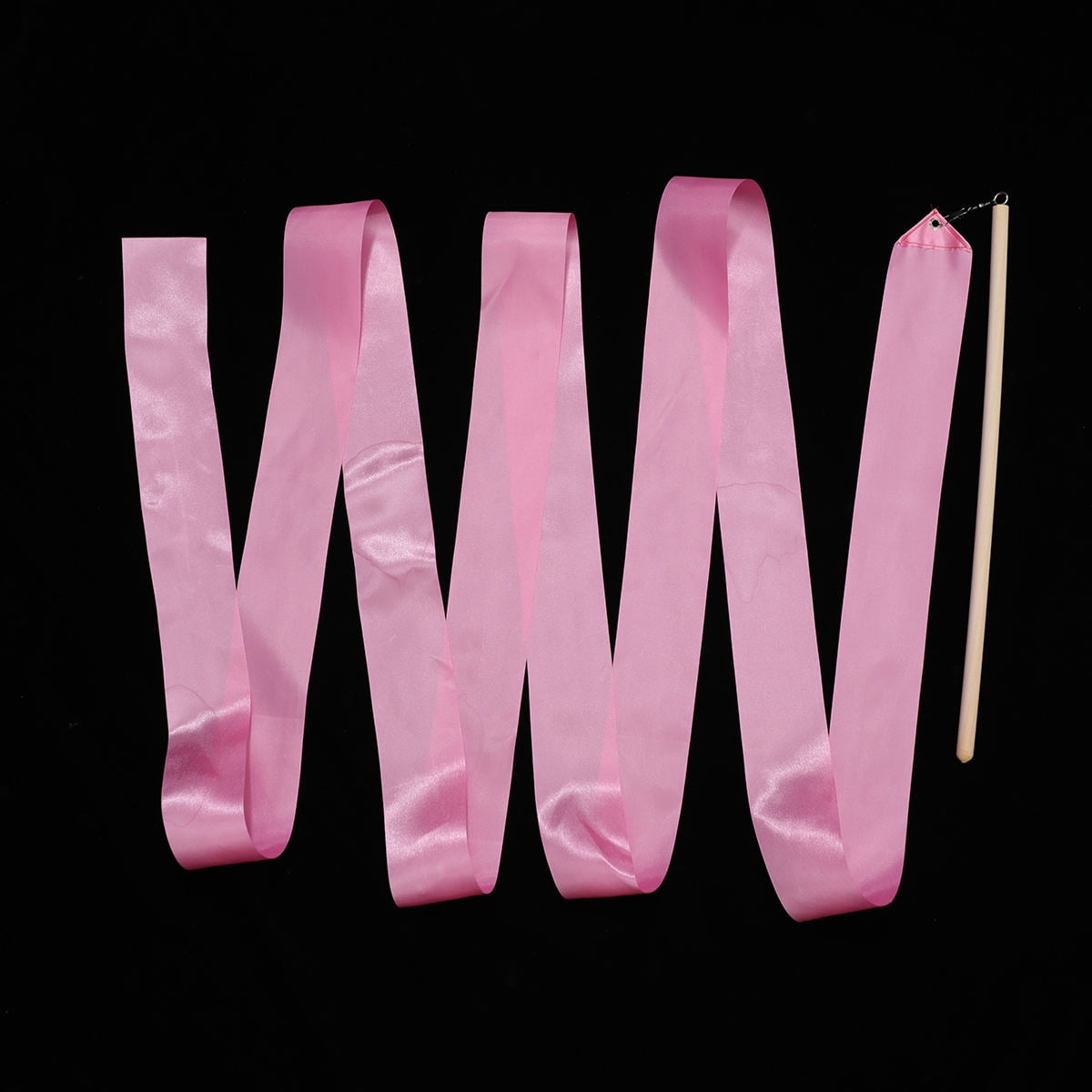 Raindrops Pink Satin Dancing Gymnastics Ribbon with Iron Rod for Kids ...