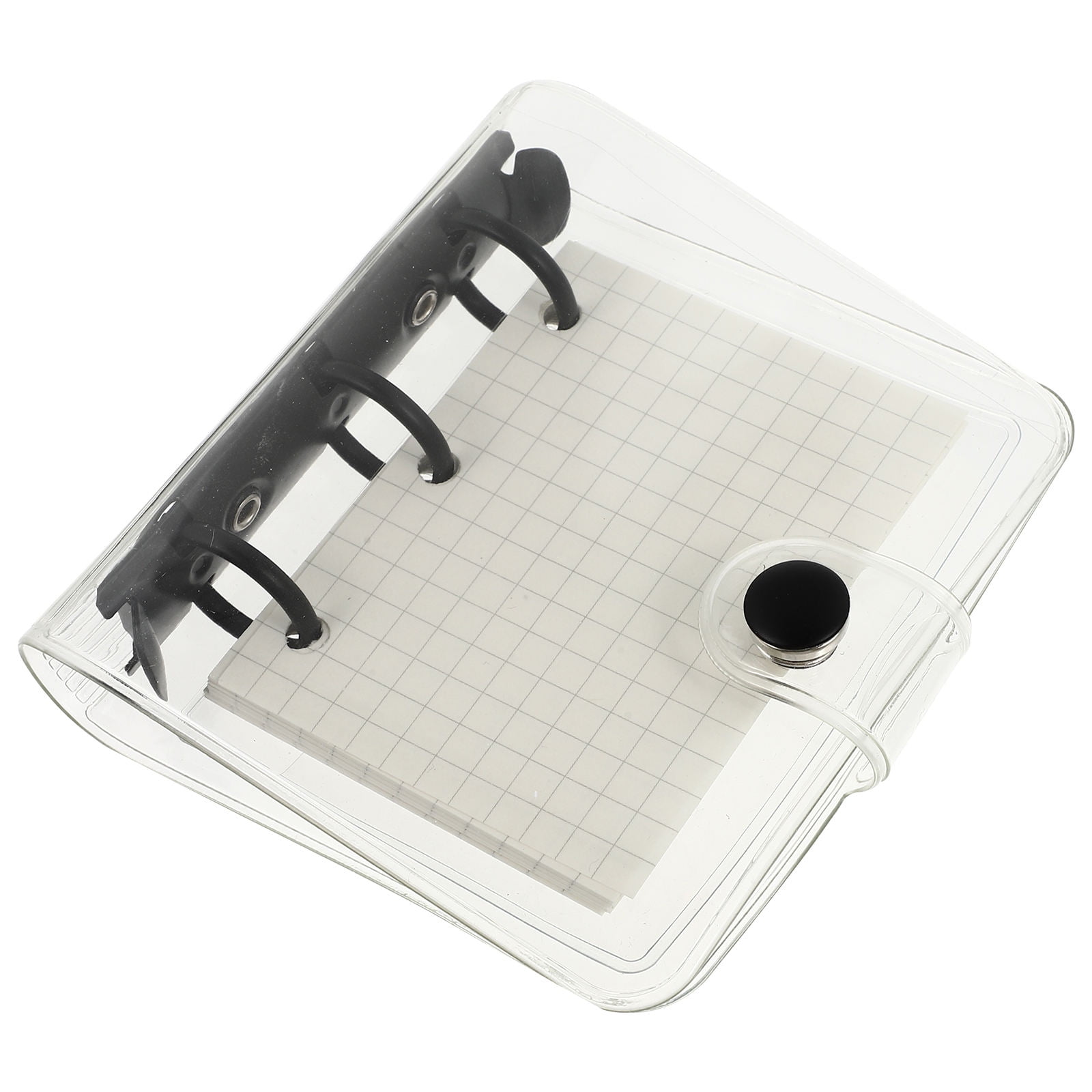 Raindrops Planner Binder Loose Coil Notepad Diary Notebook Office Black ...