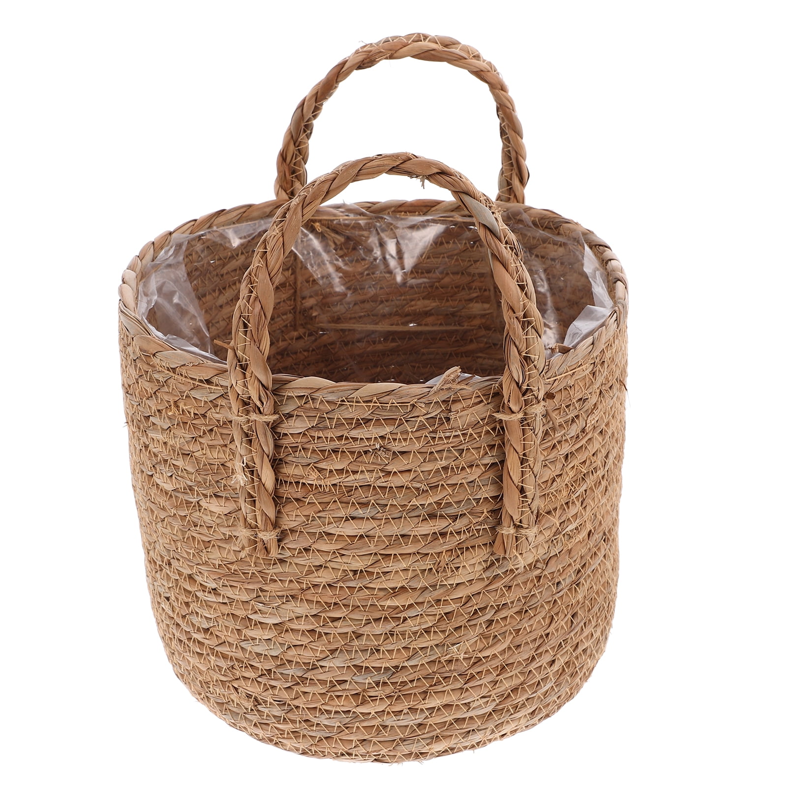 Raindrops Plant Planters Straw Flower Pot Natural Flowering Plants ...