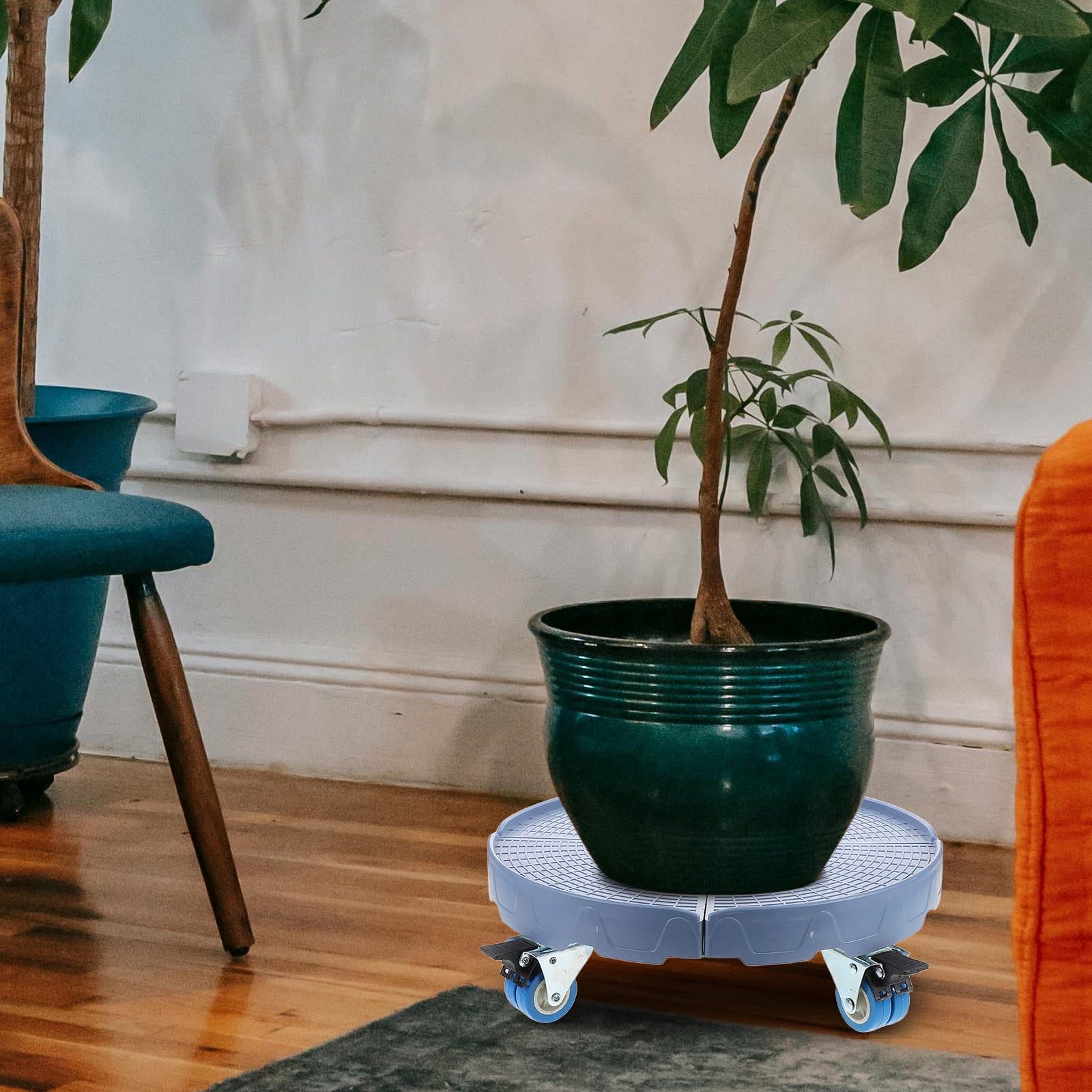 Raindrops Plant Stand Adjustable Heavy Duty Plant Stand with Wheels ...