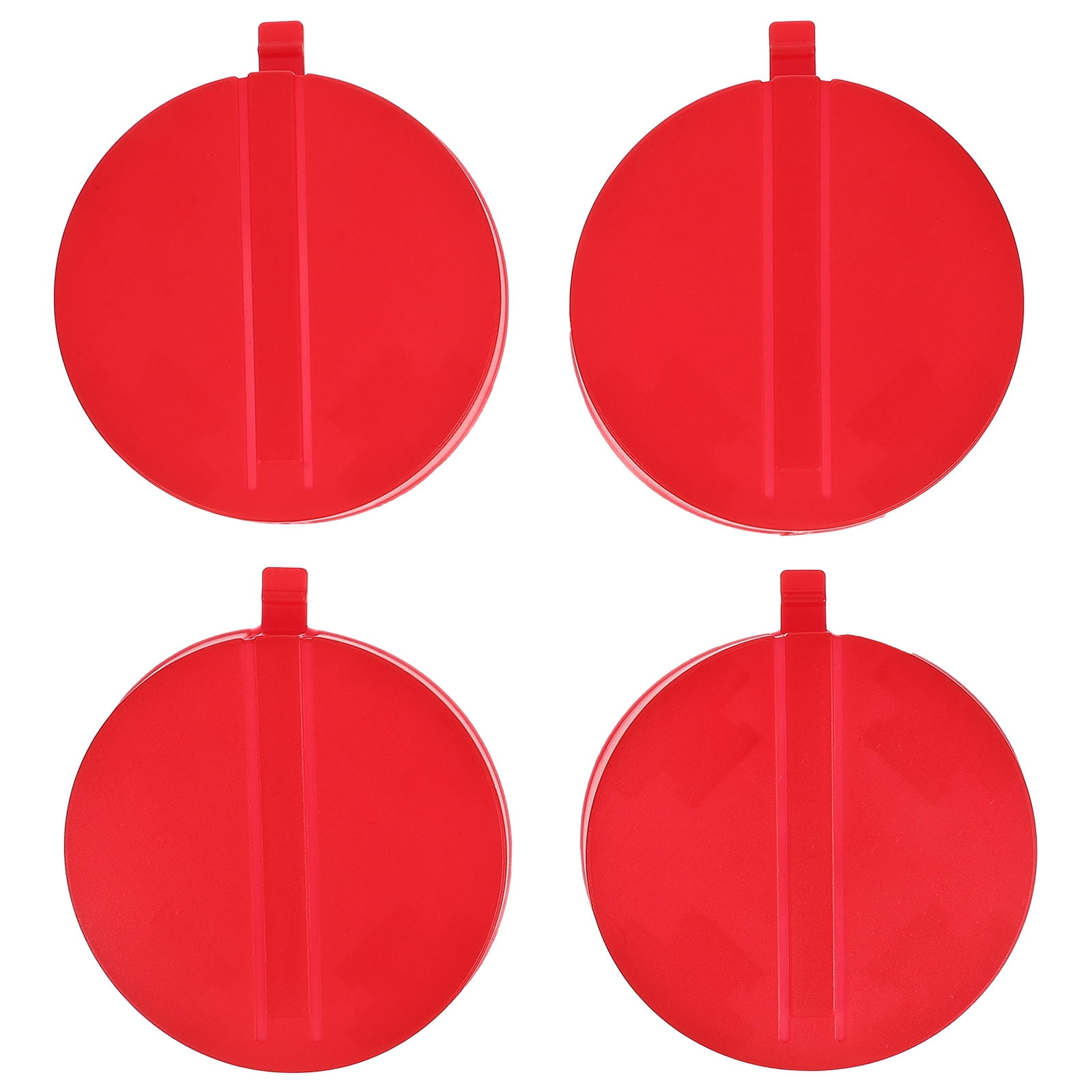 Raindrops Plastic Bucket Cover for Sealing with Red Color and Grooves ...