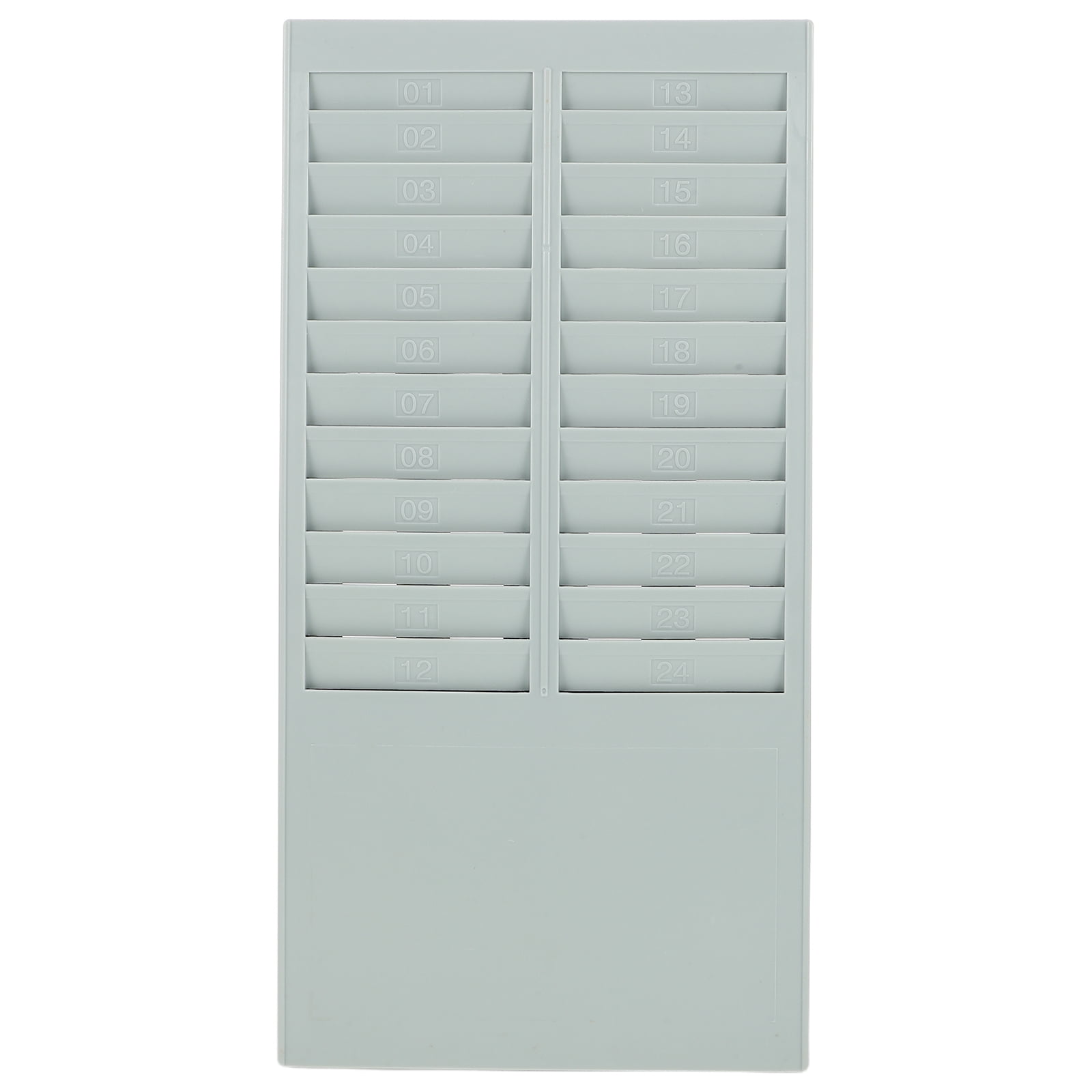 Raindrops Plastic Card Organizer Holder Employee Attendance Card Rack ...