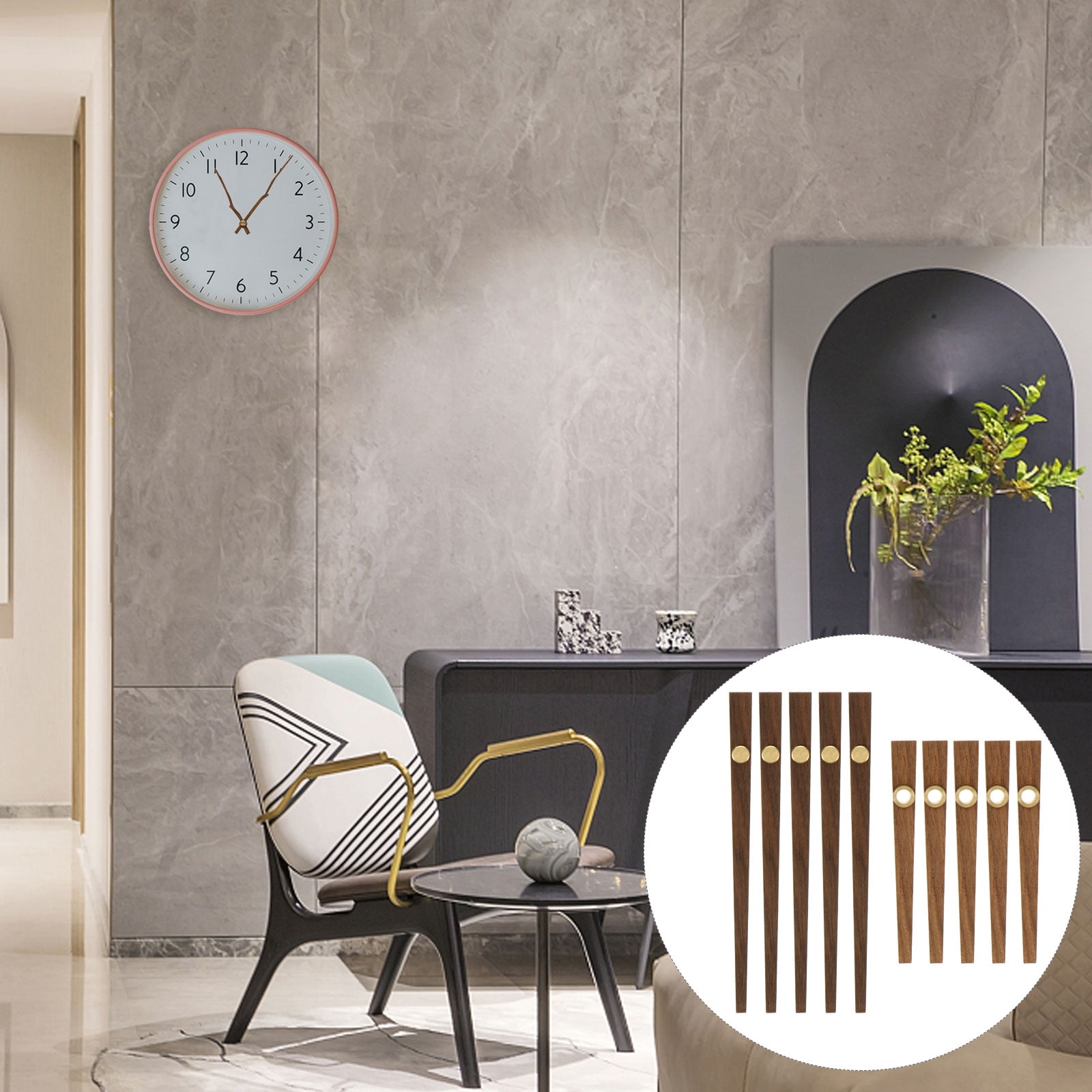 Raindrops Plastic Clock Hands for Replacement Assorted Color Suitable for DIY and Repair ...