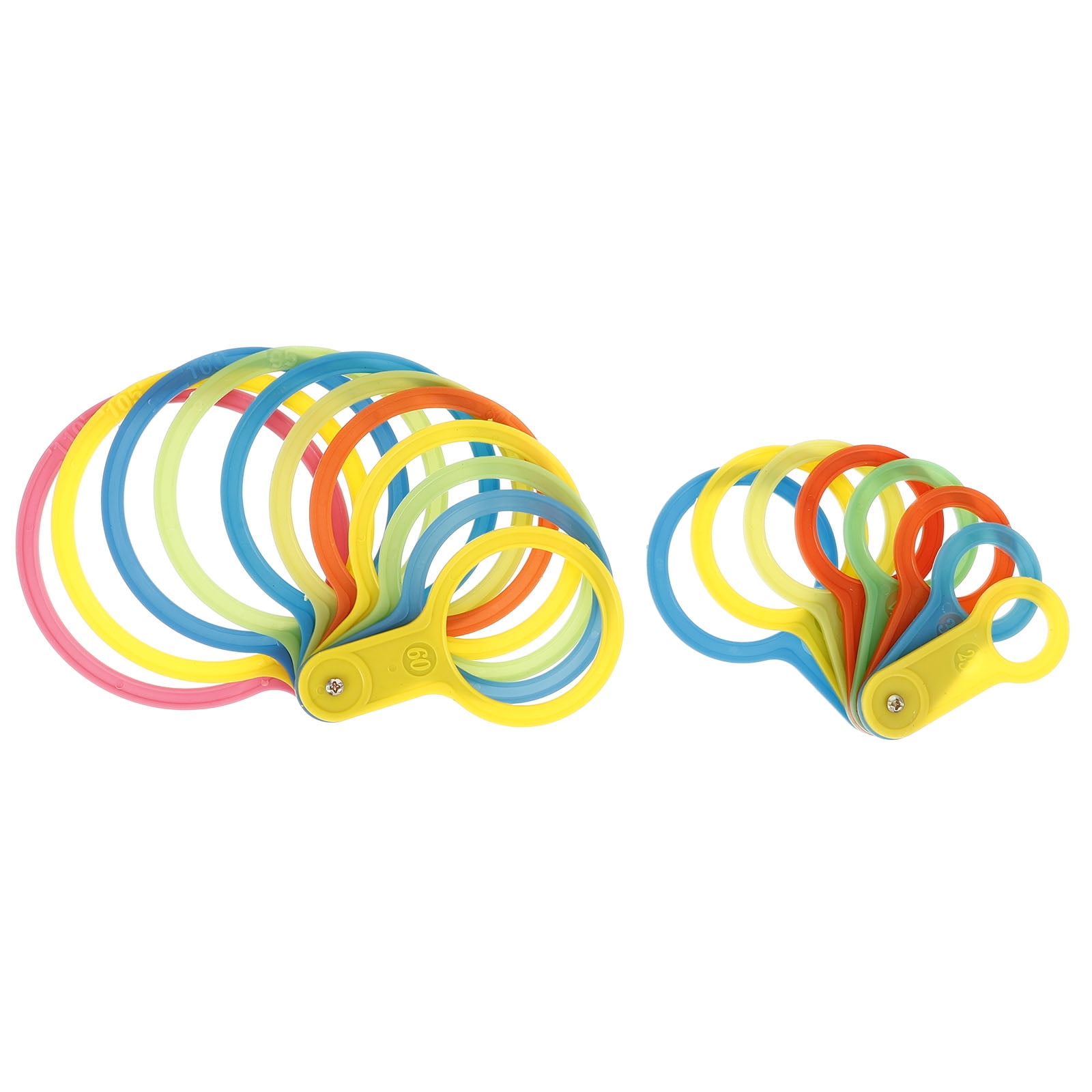 Raindrops Plastic Fruit Measuring Circle Tool 2 Sets for Accurate ...