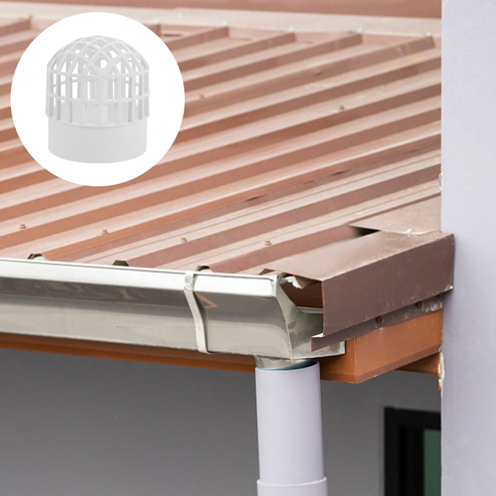 Raindrops Plastic Gutter Guard Gutter Protector From Leaves Downspouts ...