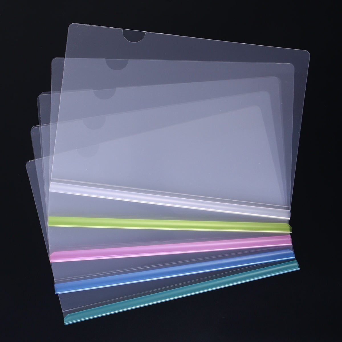 Raindrops Plastic Report Covers with Non Slip Locking Bar 10Pcs ...