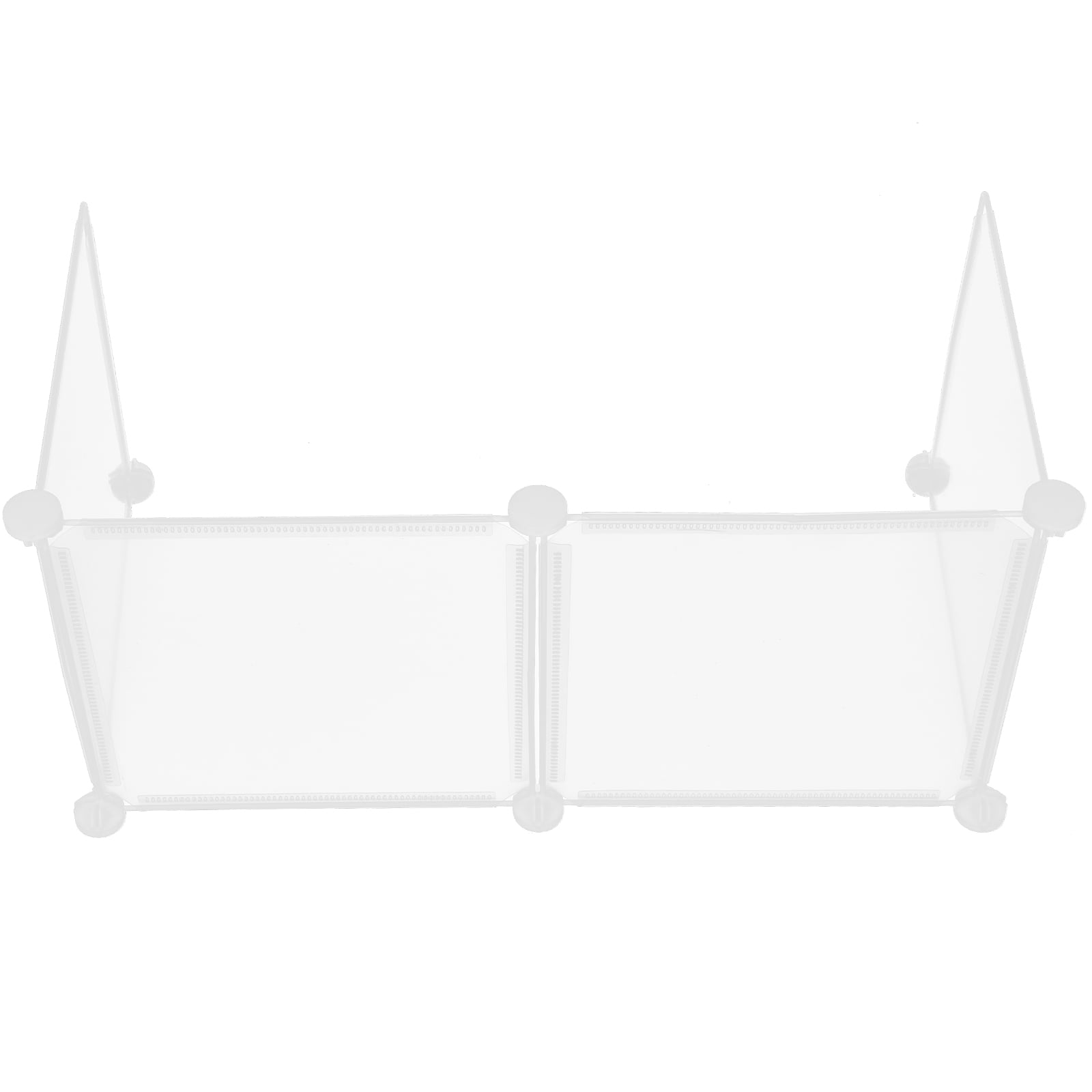 Raindrops Plastic Sneeze Guard Dividers Desk Screen Panel for Desktop ...