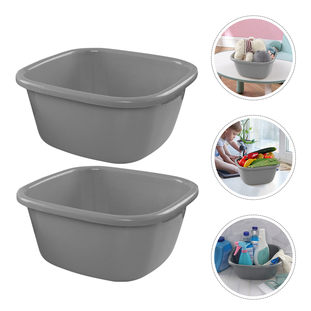 Raindrops Plastic Wash Tub Heavy Duty Sink Basin Kitchen Dish Pan Foot ...