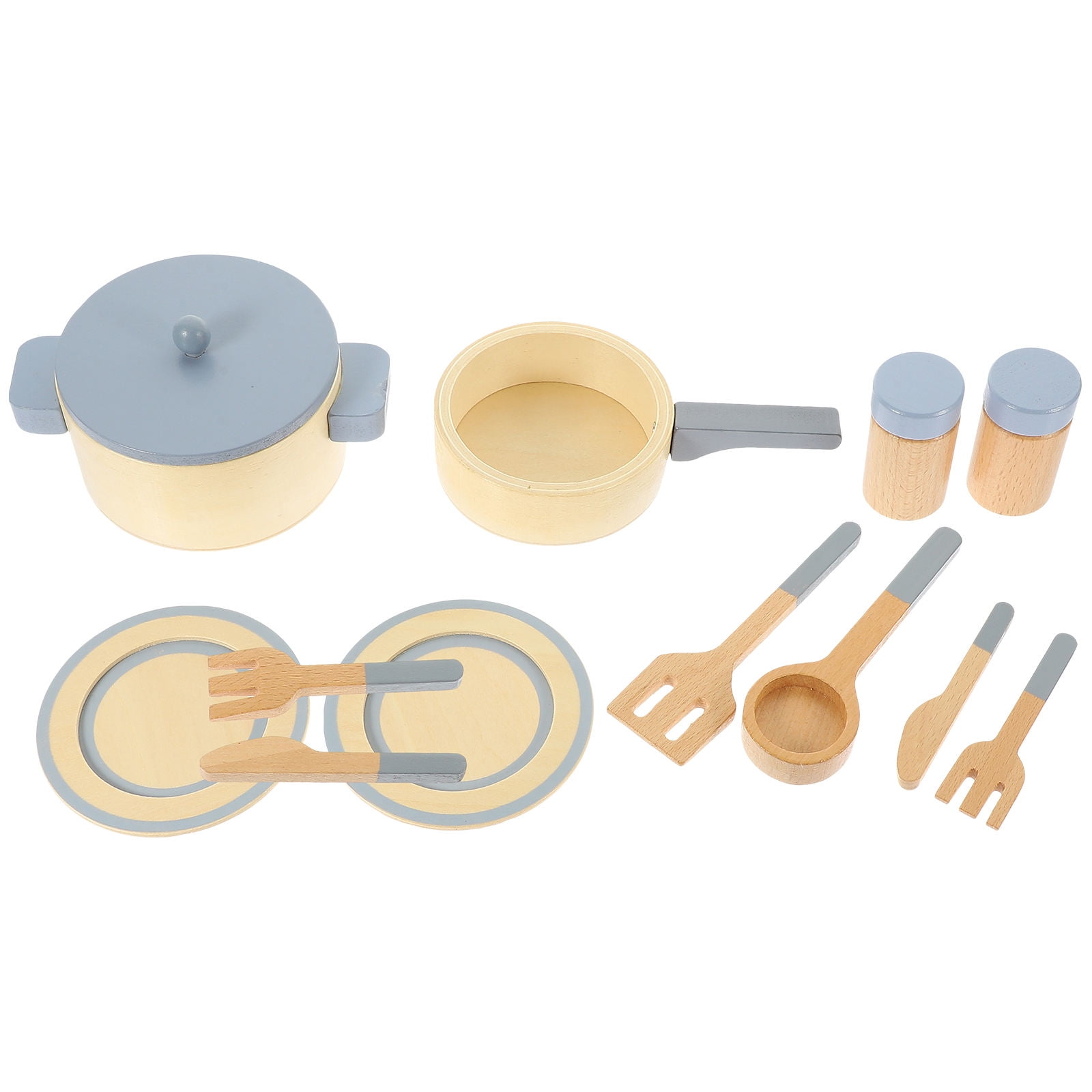 Raindrops Kitchen Playset Accessories Wooden Cookware Set Assorted ...