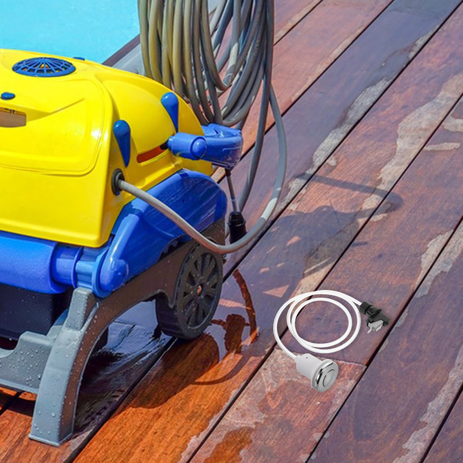 Raindrops Pneumatic Switch for Garbage Disposal 16A On Off Push Button ...