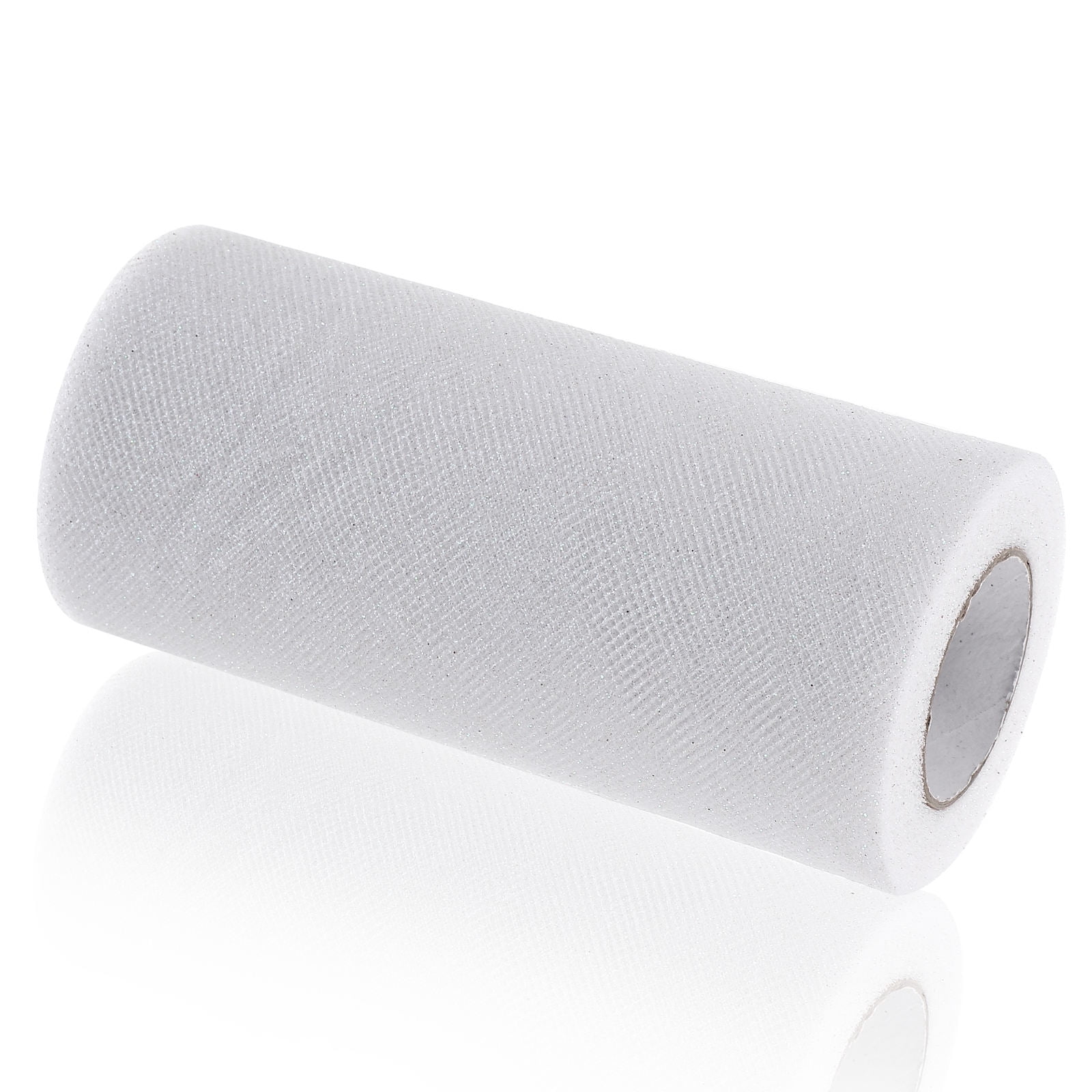 Raindrops Polyester Tulle Fabric Rolls 1 Roll White Mesh for Flower ...