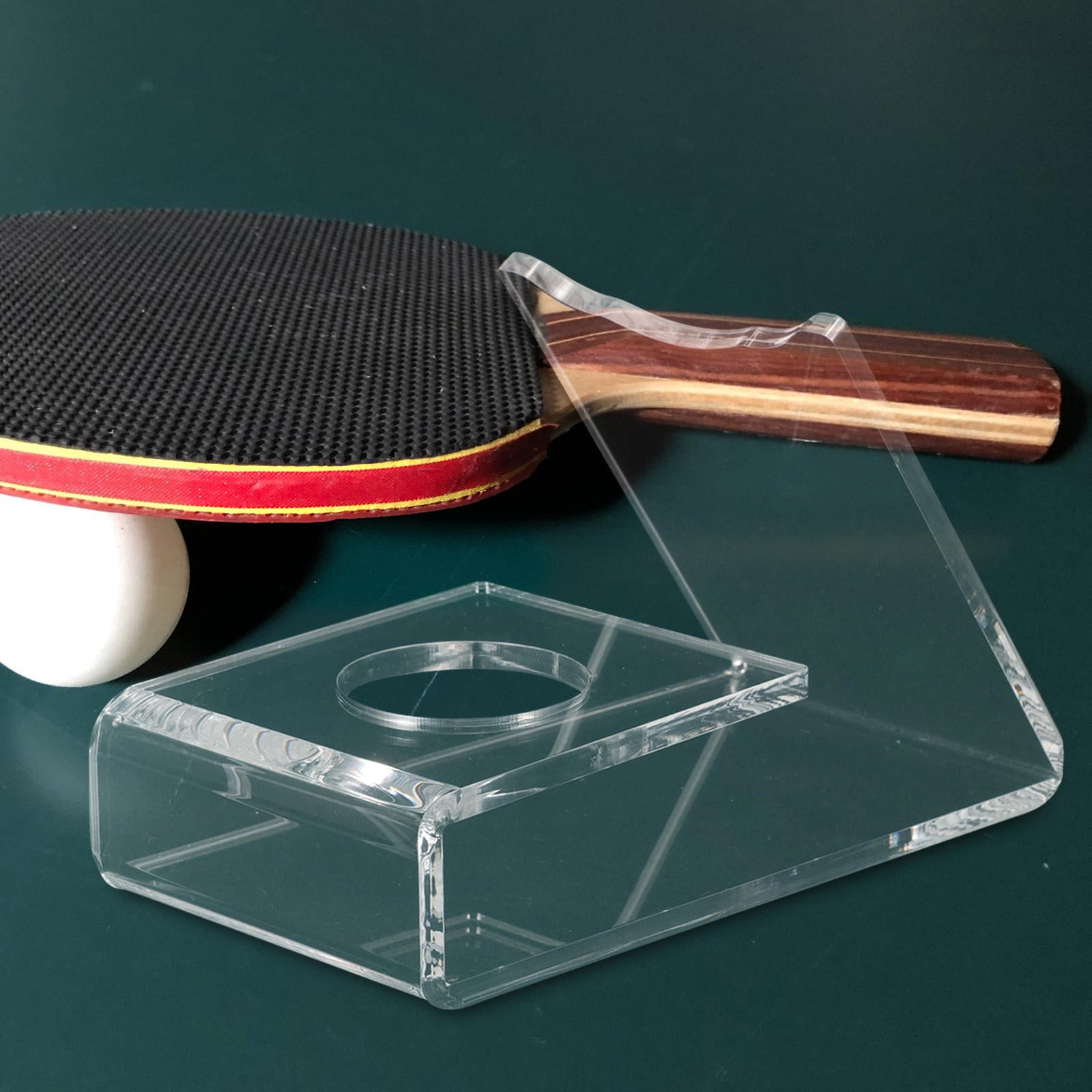Raindrops Pong Paddle Holder Table Tennis Racket Display Stand ...
