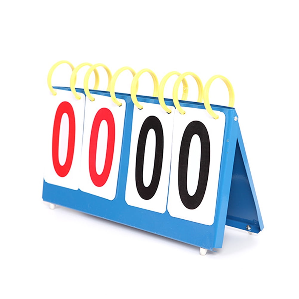 Raindrops Portable 4- Table Scoreboard Durable Scoring Marker Score ...