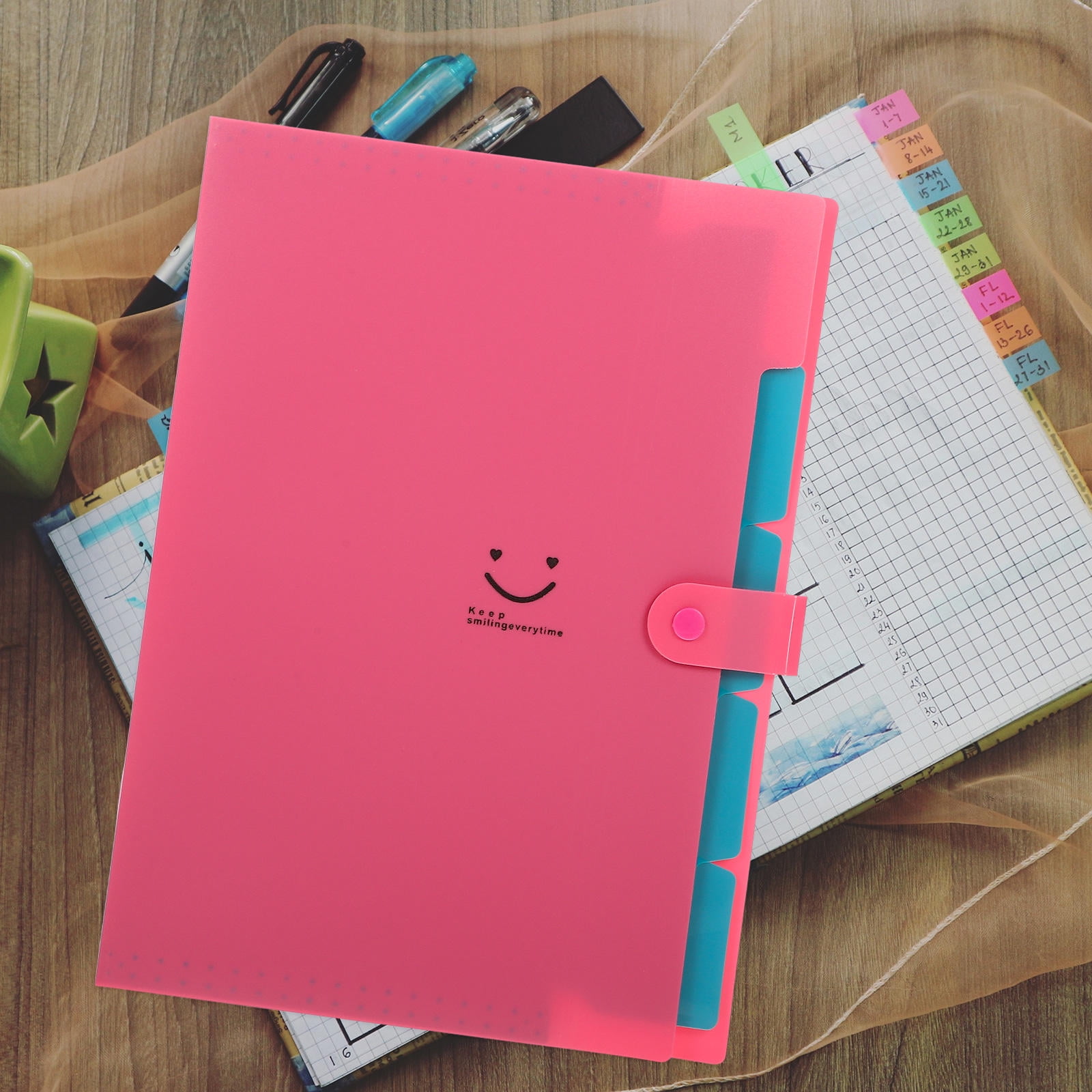 Raindrops Portable Expanding File Folder for Documents Made of ABS ...