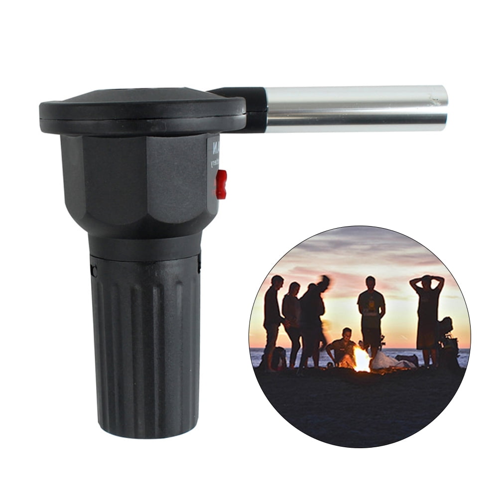 Raindrops Portable Fire Blower Battery Powered BBQ Air Blower for ...