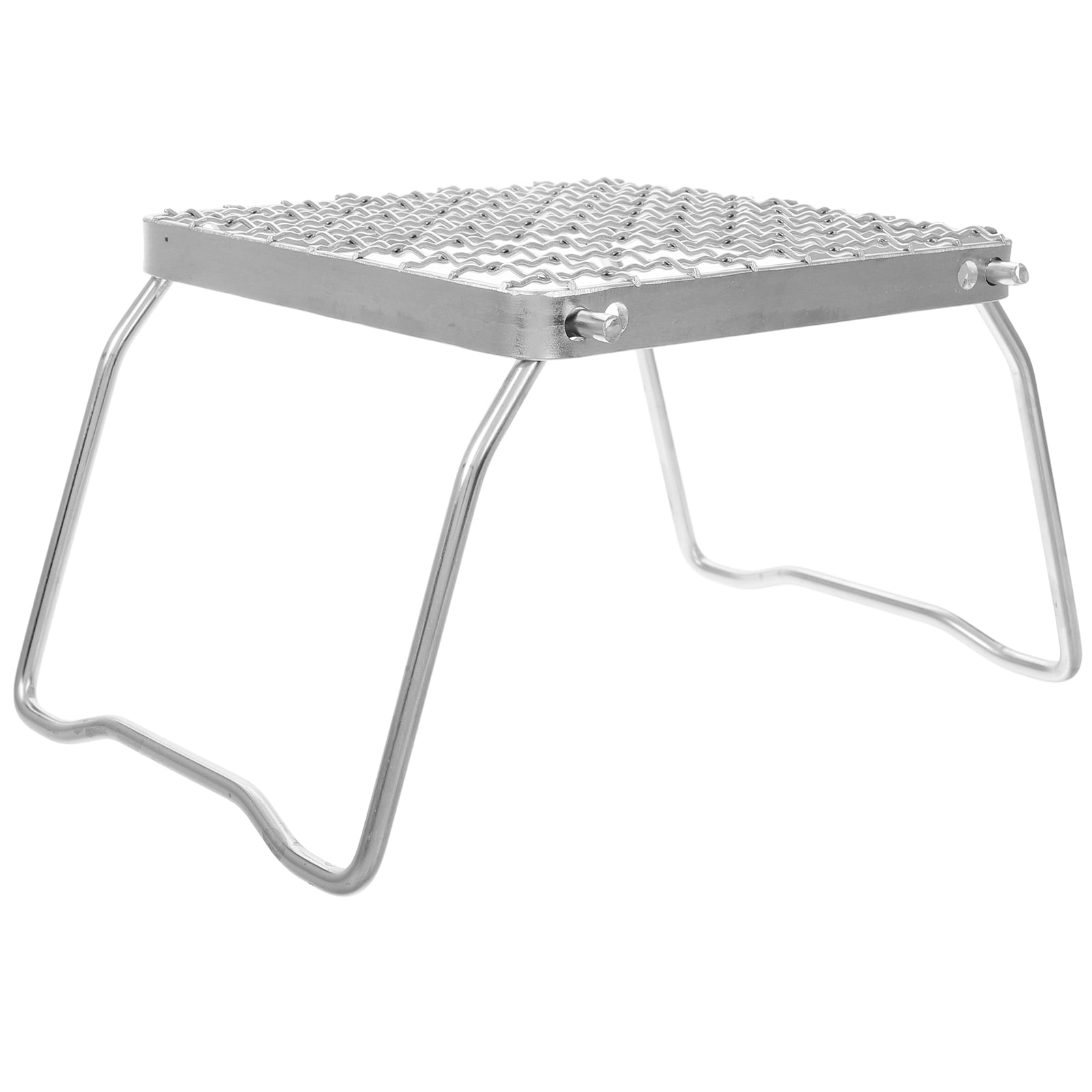 Raindrops Portable Campfire Grill Stainless Steel Folding BBQ Grill ...