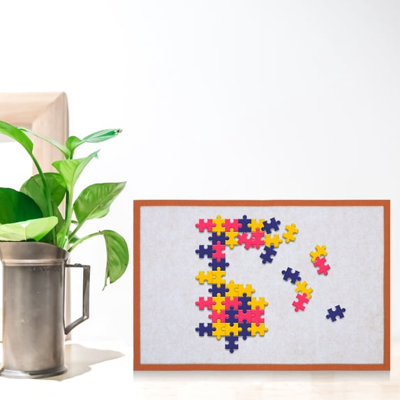 Raindrops Portable Jigsaw Puzzle Mat with Frame Foldable Puzzle Storage ...
