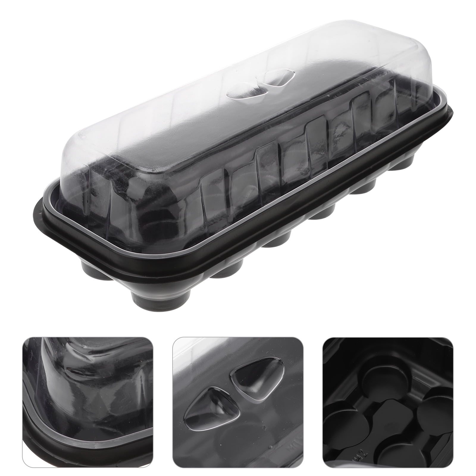 Raindrops Portable Plant Germination Tray with Transparent Lid for ...
