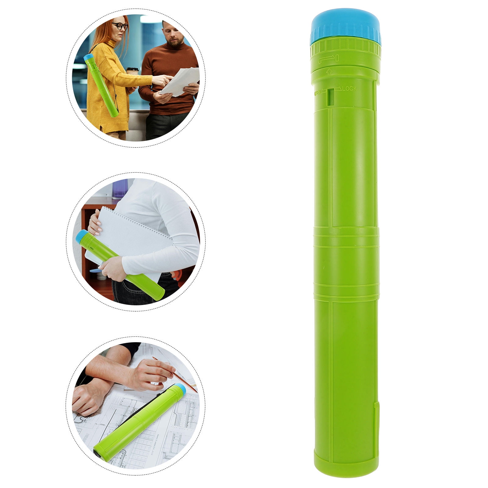 Raindrops Poster Tube for Artwork Expandable Drawing Tube Telescoping ...