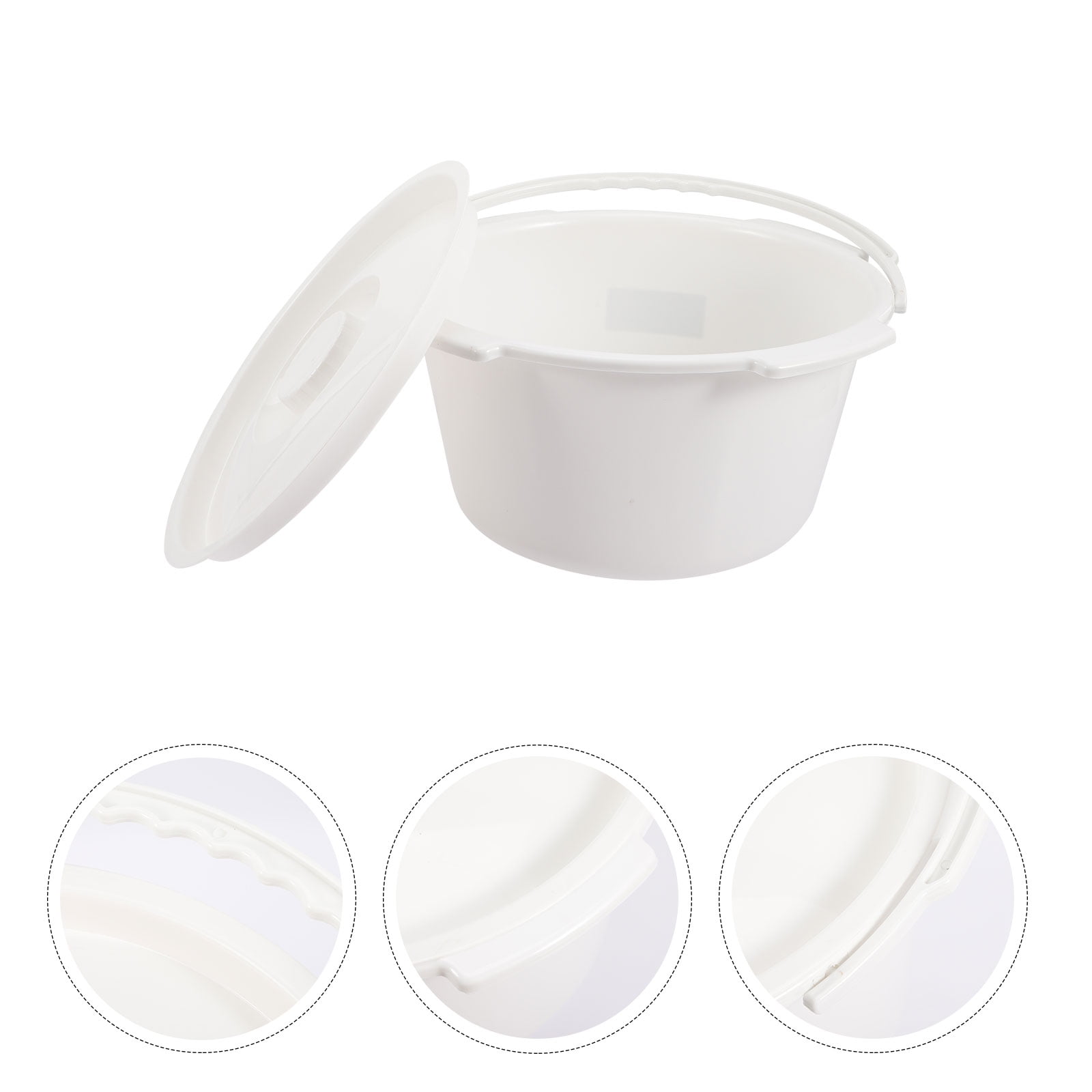 Raindrops Pot Commode Chair Chamber Spittoon with Lid Elderly Travel ...